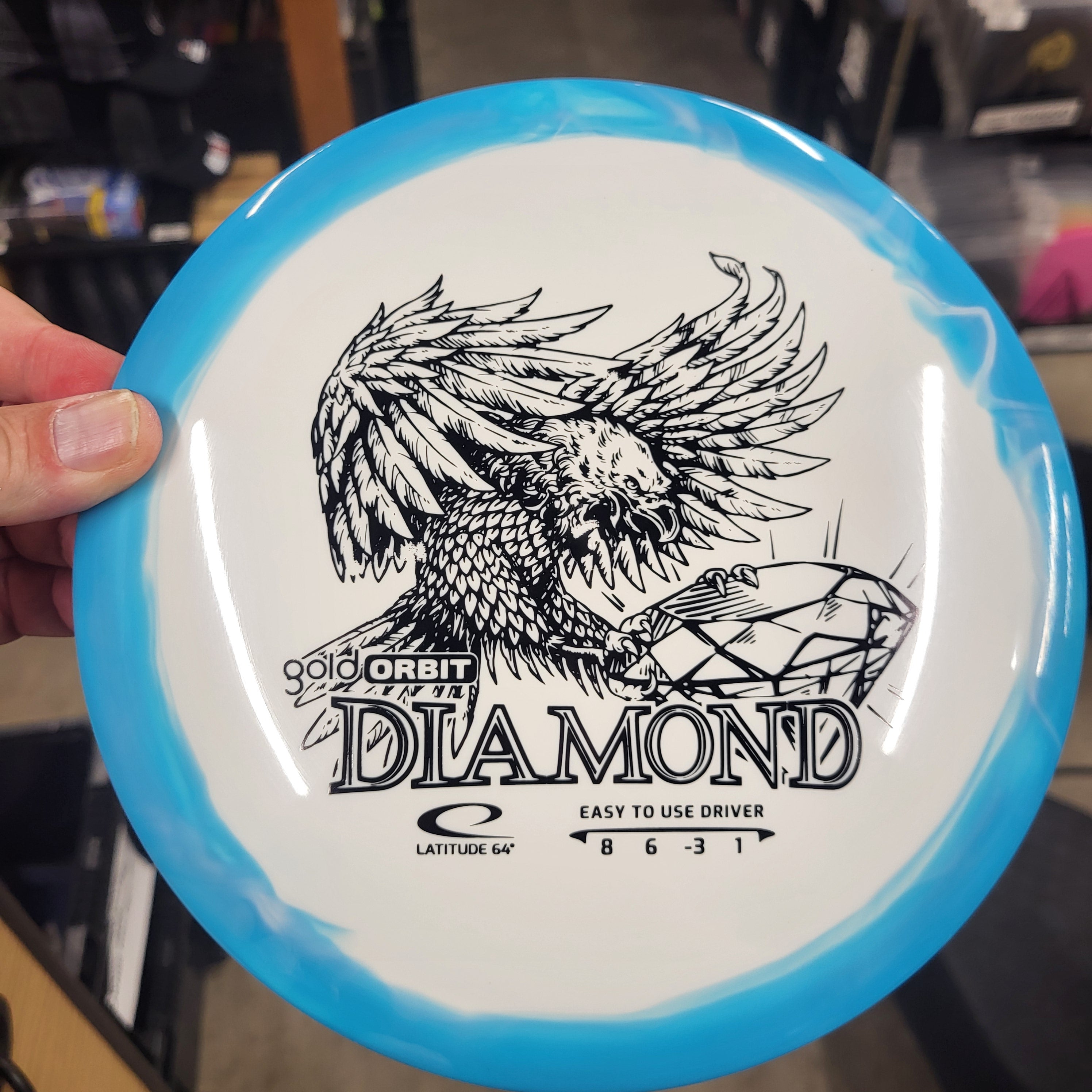 Latitude Diamond Gold Line Orbit