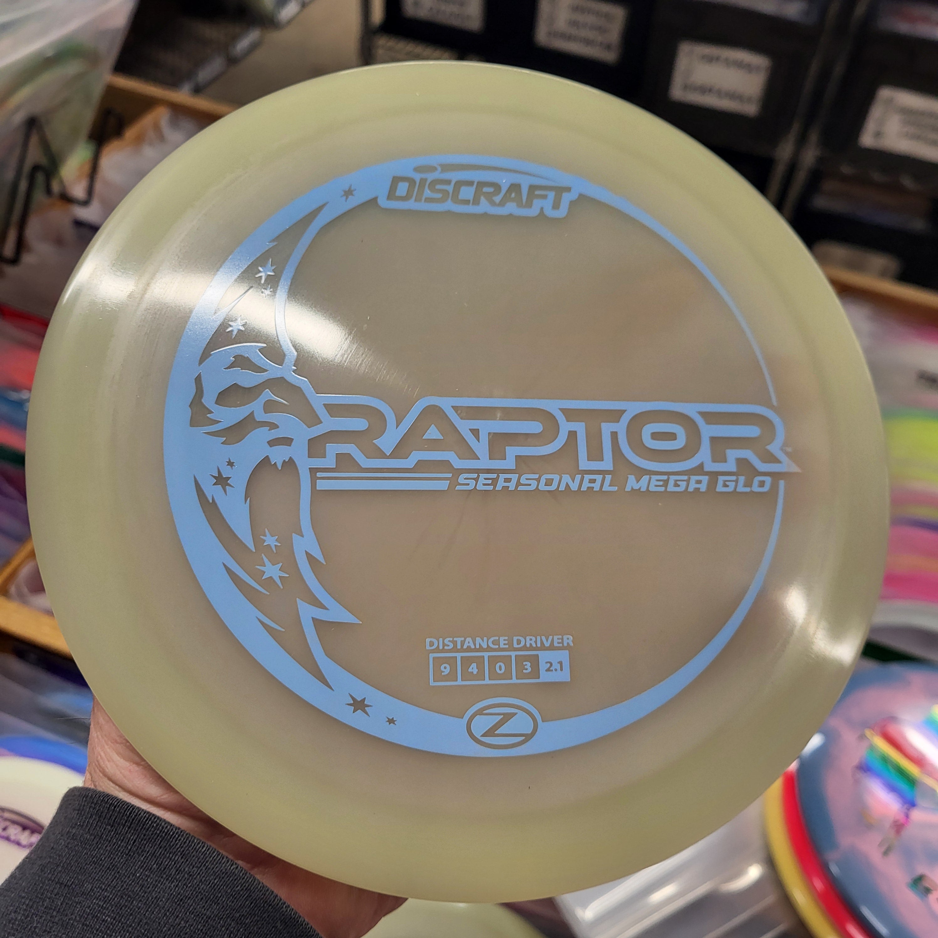 Discraft Raptor Z Mega Glo